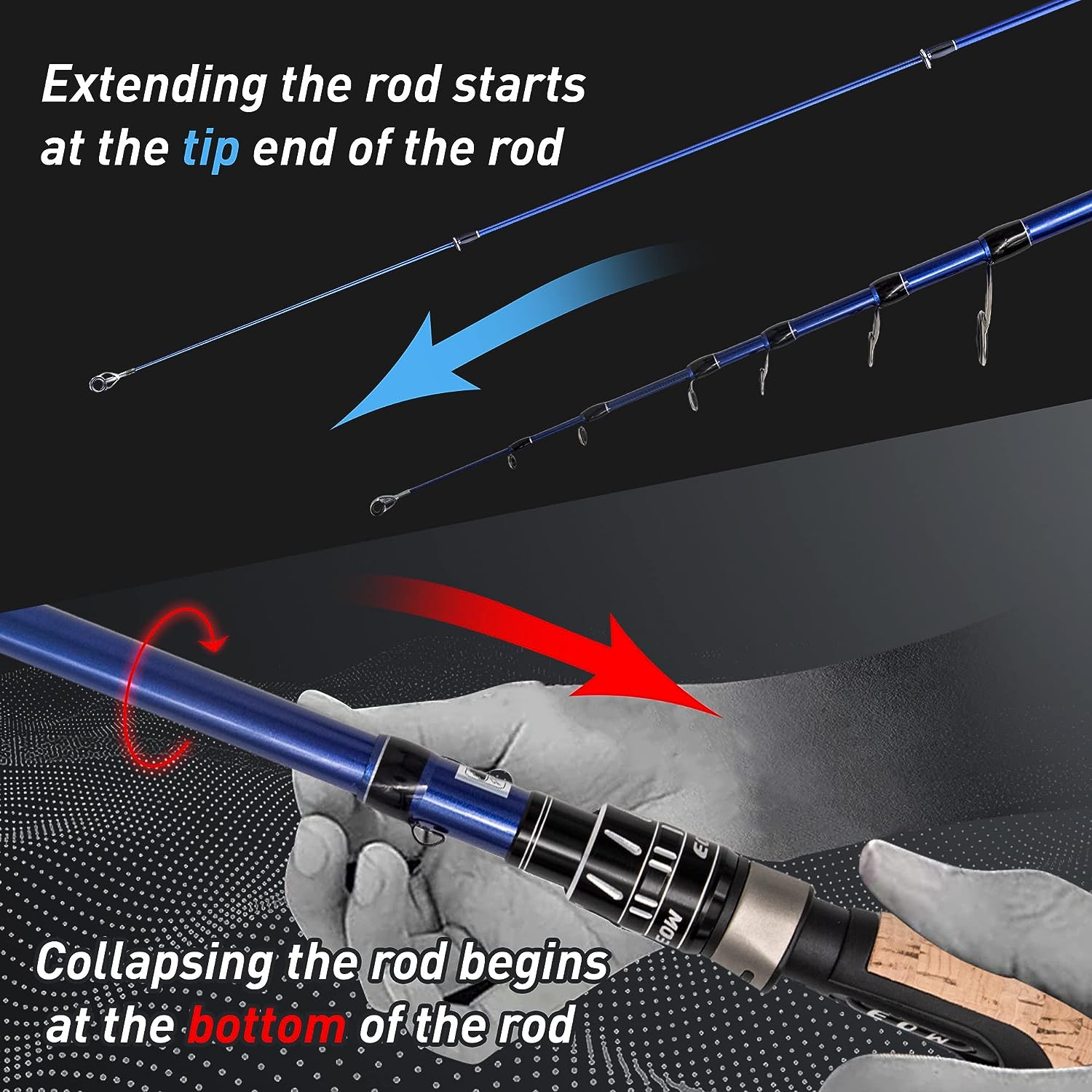 EOW XPEDITE PRO Portable Telescopic Fishing Rods Review - Fishing Southeast