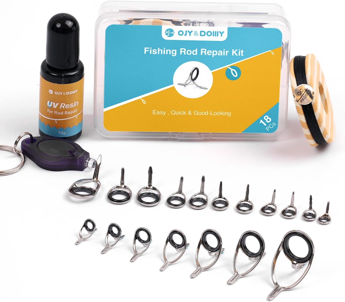 Emergency Quick-Fix Fishing Pole Eyes Replacement Kit Review - Fishing ...