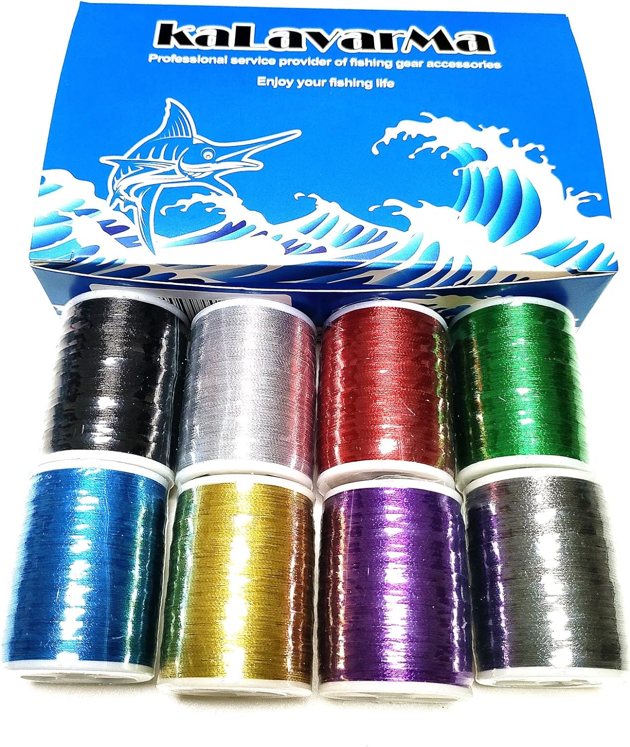 Kalavarma Metallic Wrapping Thread 8 Color Review - Fishing Southeast