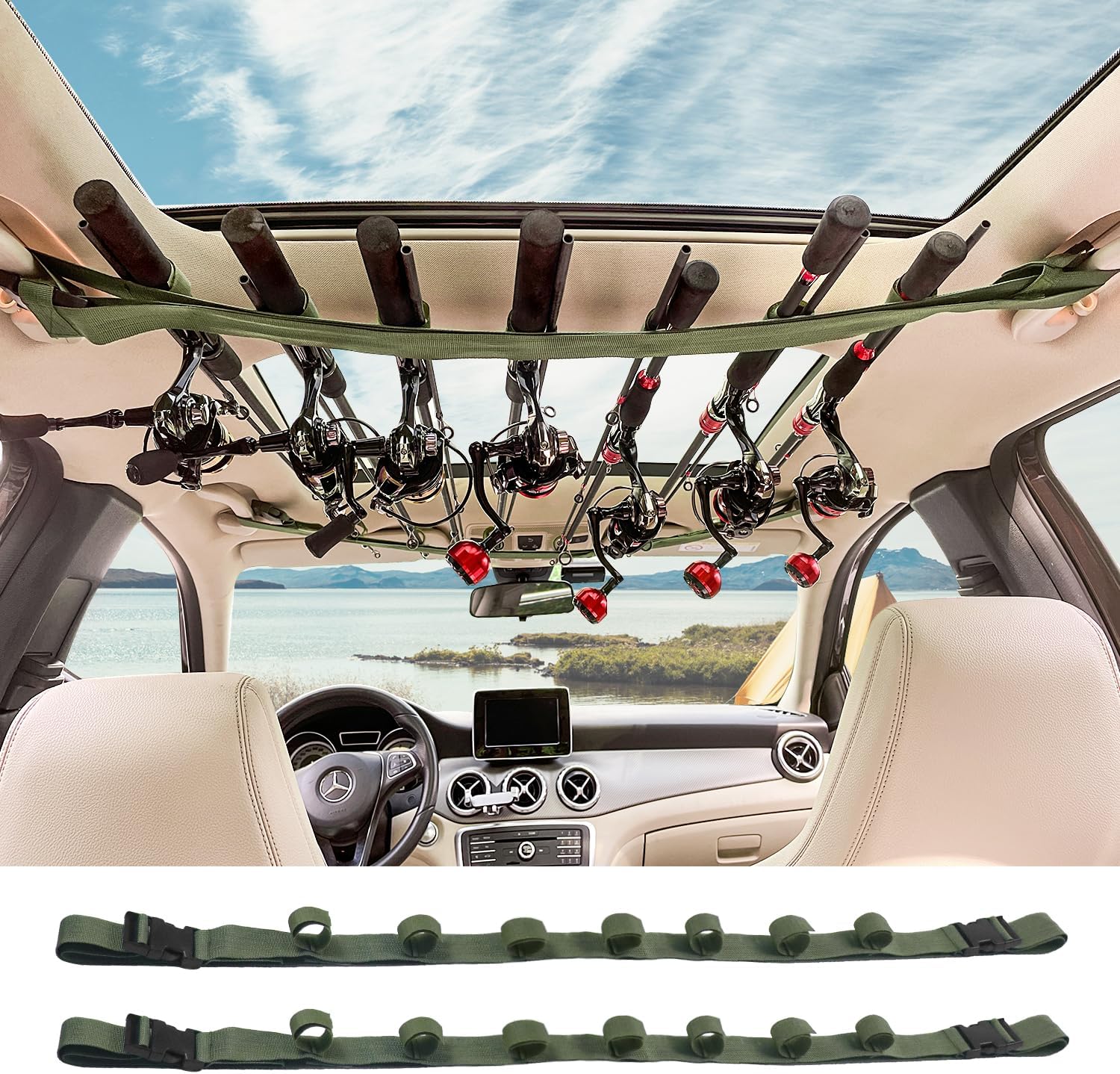 PSKOOK Vehicle Fishing Rod Holder Review - Fishing Southeast