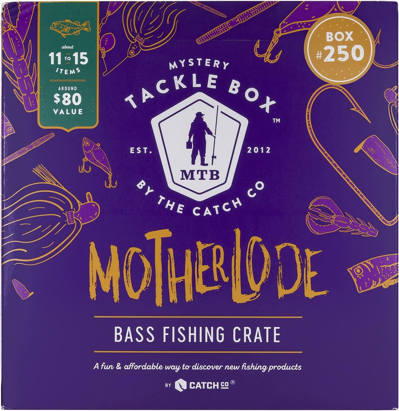 Catch Co Mystery Tackle Box Motherlode Bass Fishing Crate Review ...