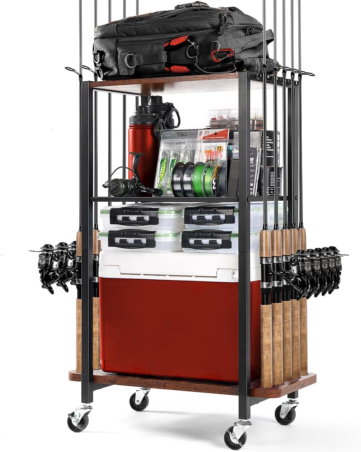 Rotating Tackle Storage Cart Review - Fishing Southeast